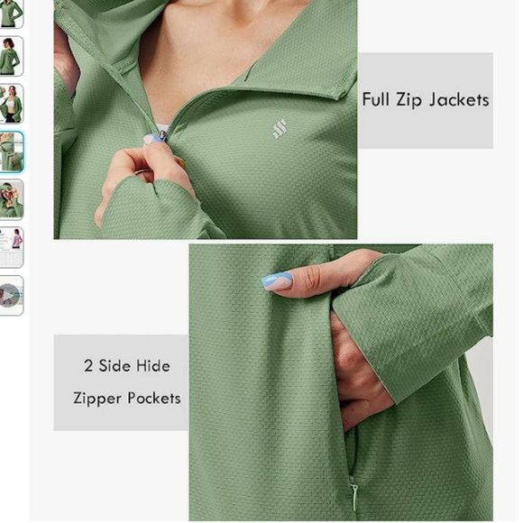 Soothfeel | Jackets & Coats | Soothfeel Womens Upf 5 Sun Protection ...